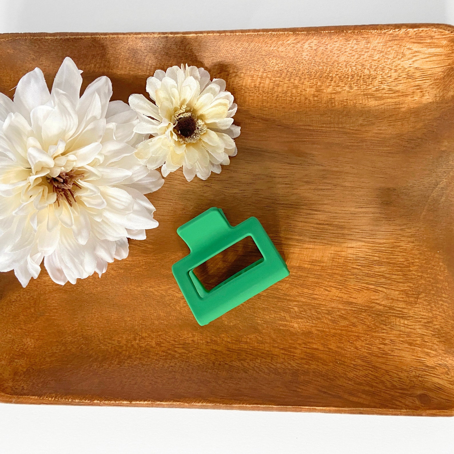 4 Inch Claw Clip Green 4in Clip Claw Forest Green Hair Clip Grass Green ...