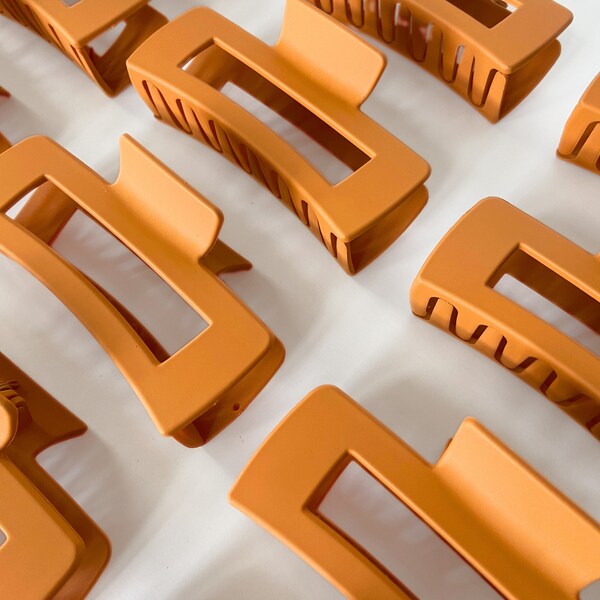 Orange Hair Clips - Etsy