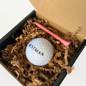 Golf Best Man Proposal Box Gift Idea for Best Man Ask Gift Box Best Man ...