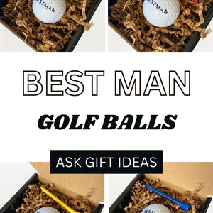 Golf Best Man Proposal Box Gift Idea for Best Man Ask Gift Box Best Man ...