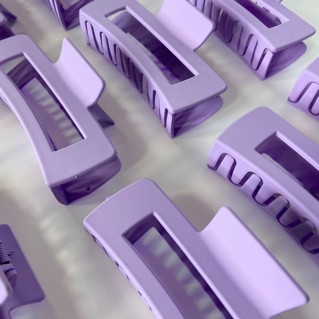 Purple Claw Clip Lavender Hair Clip Lilac Hair Accessory Violet Clip ...