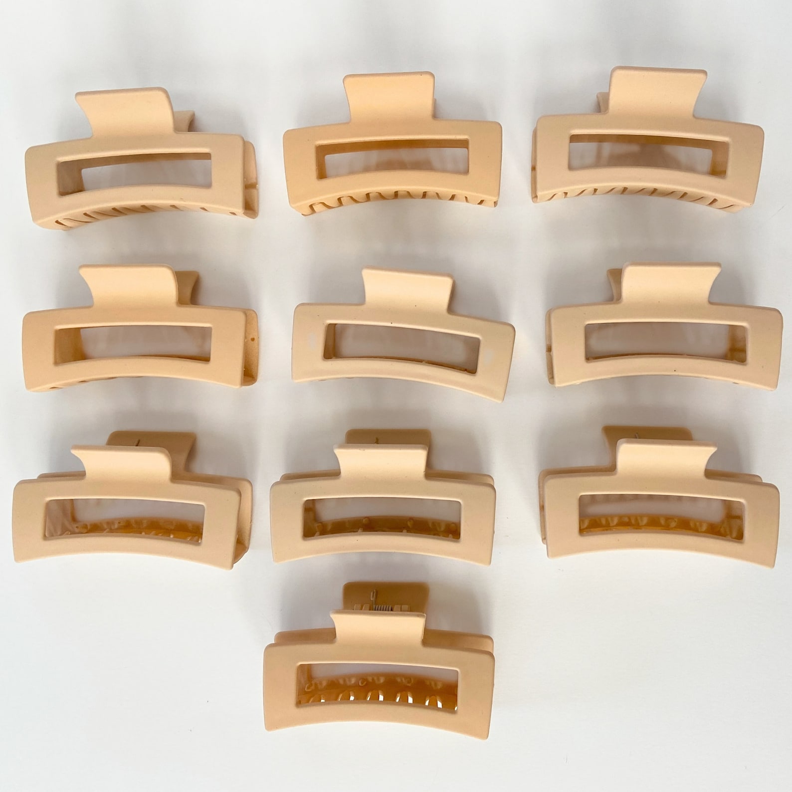 Beige Hair Claw Clip Small Sand Clip Claw Mini Tan Hair Clip Beige Claw ...