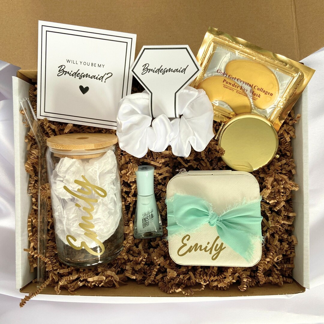 Mint Bridesmaid Proposal Box for Maid of Honor Ask Gift for Bridesmaid ...
