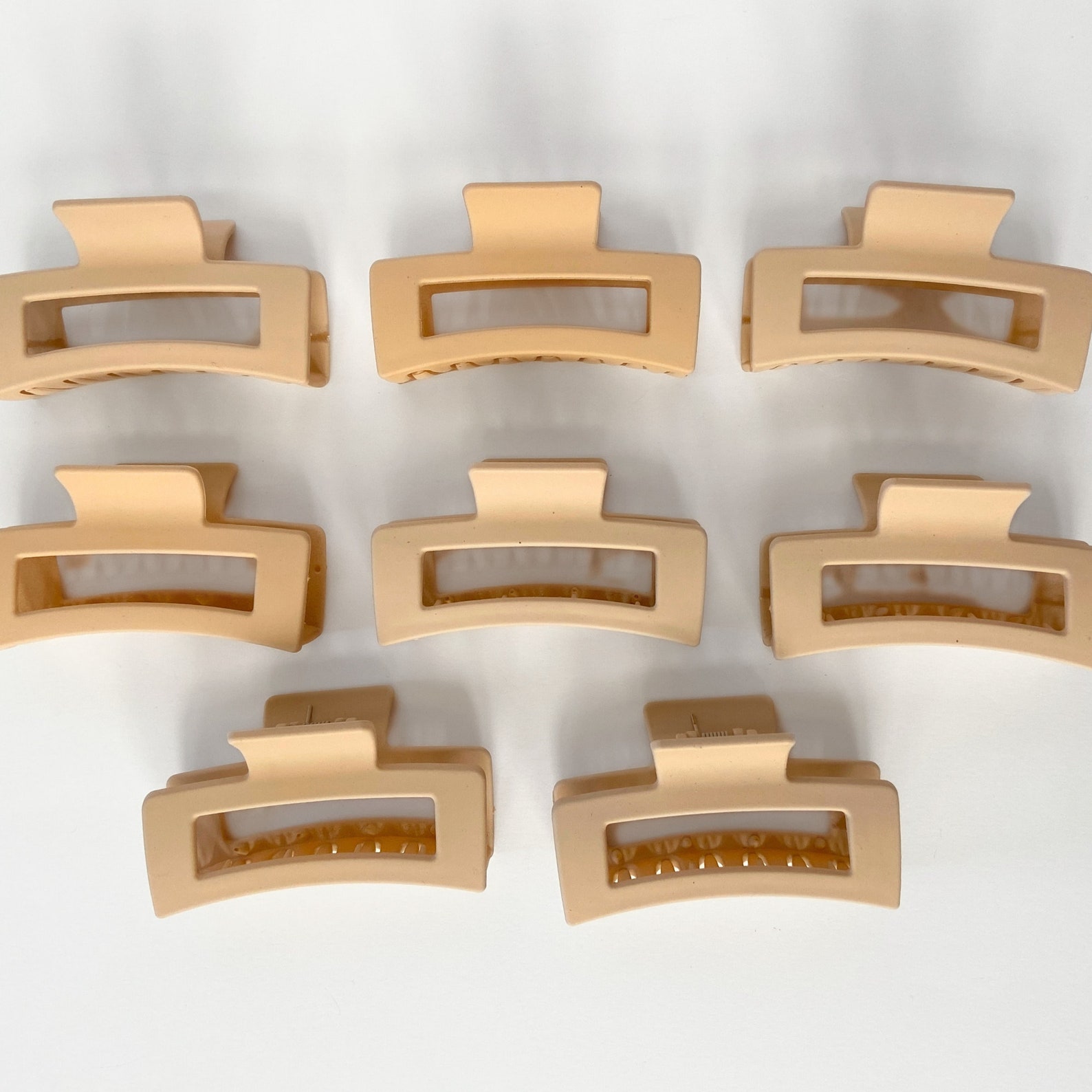 Beige Hair Claw Clip Small Sand Clip Claw Mini Tan Hair Clip Beige Claw ...