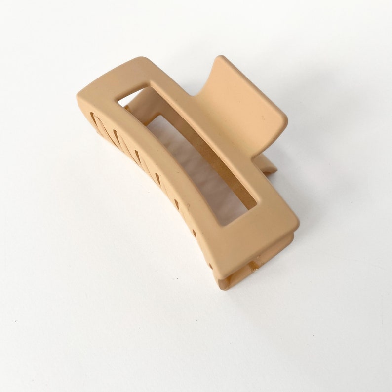 Beige Hair Claw Clip Small Sand Clip Claw Mini Tan Hair Clip Beige Claw ...