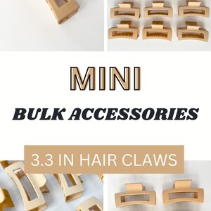 Beige Hair Claw Clip Small Sand Clip Claw Mini Tan Hair Clip Beige Claw ...