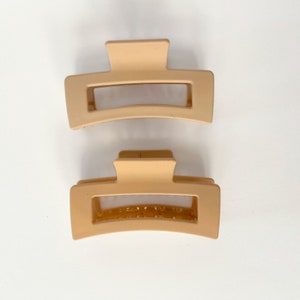 Beige Hair Claw Clip Small Sand Clip Claw Mini Tan Hair Clip Beige Claw ...
