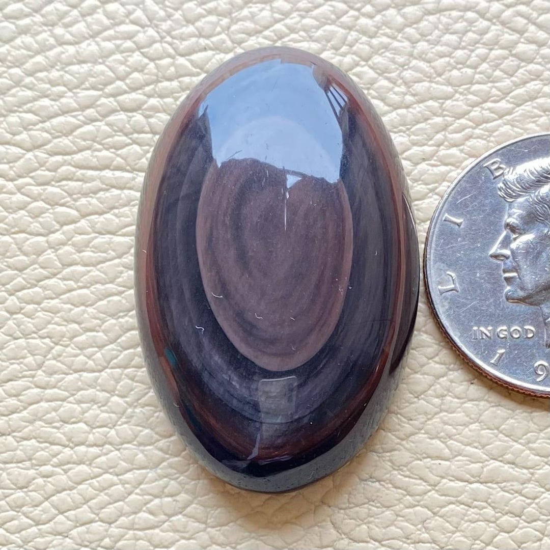 Smooth Obsidian Stone-obsidian Cab Palm Stone-black Brown Obsidian Stone-black Obsidian-palm ...