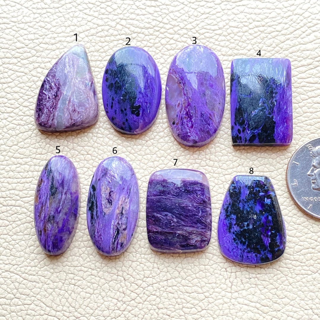 Real Russian Charoite , Natural Russian Charoite-charoite Wirewrap ...