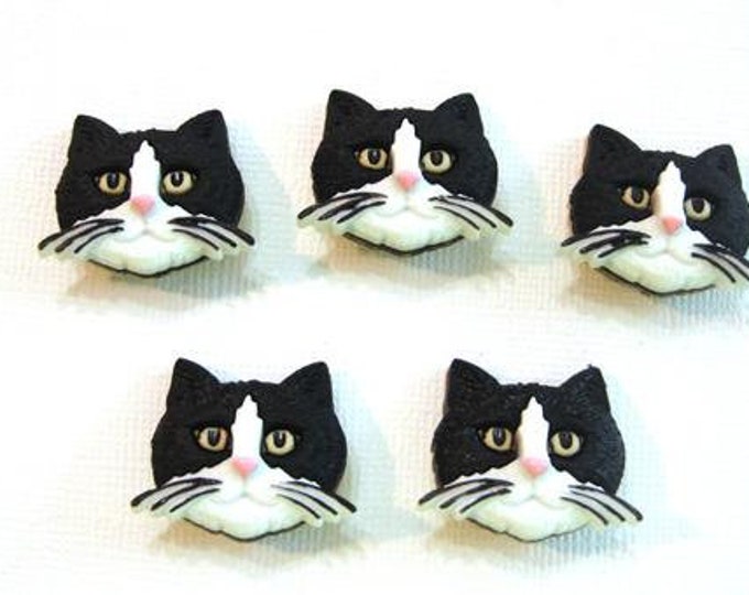 Fuzzy Felines Button Pack Dress It Up Cat Faces TP-5800 5 - Etsy