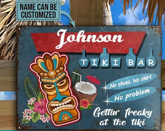 Getting Freaky at the Tiki Sign - Etsy
