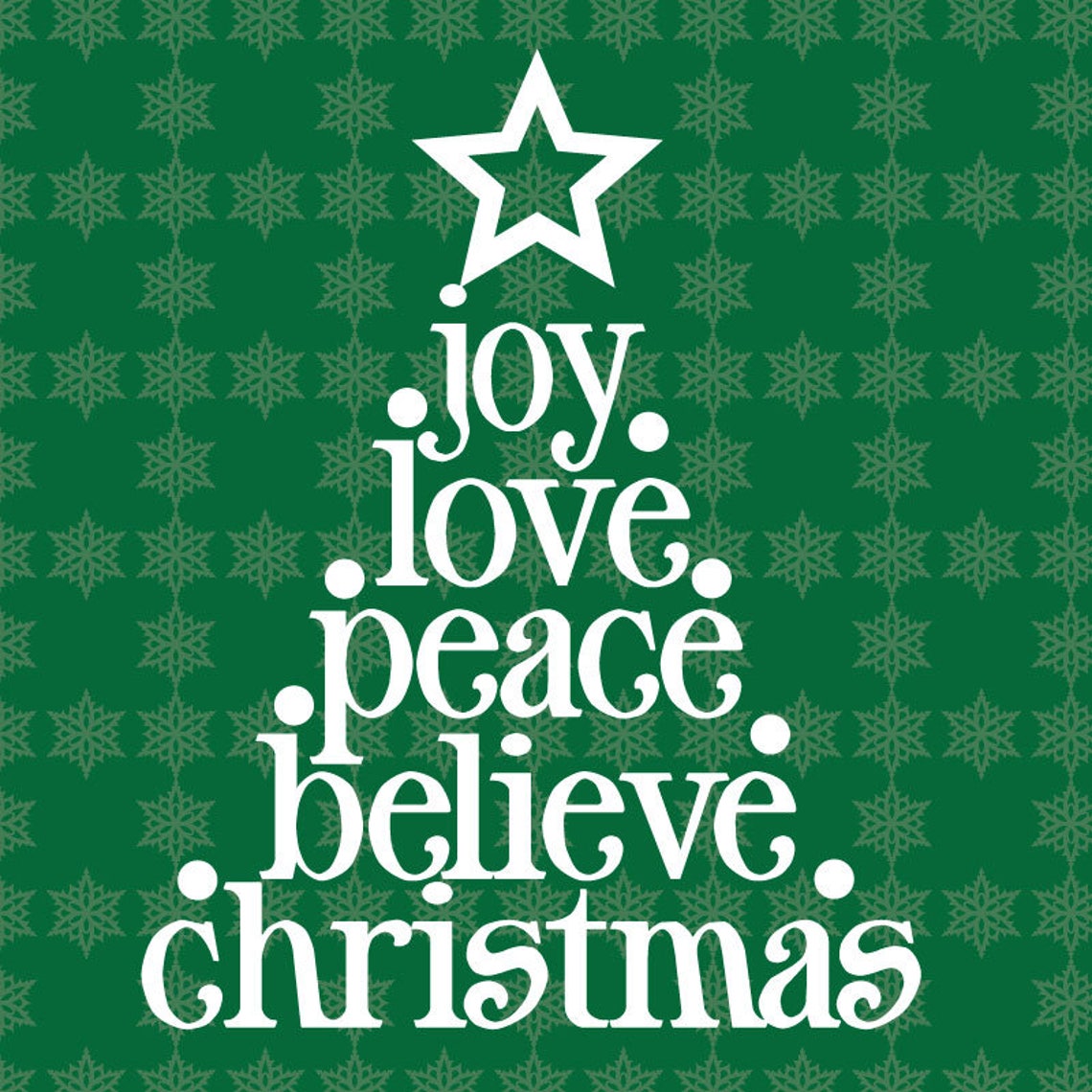 Christmas Tree Words, Glass Block, Christmas Card SVG, DXF, PNG, Eps ...