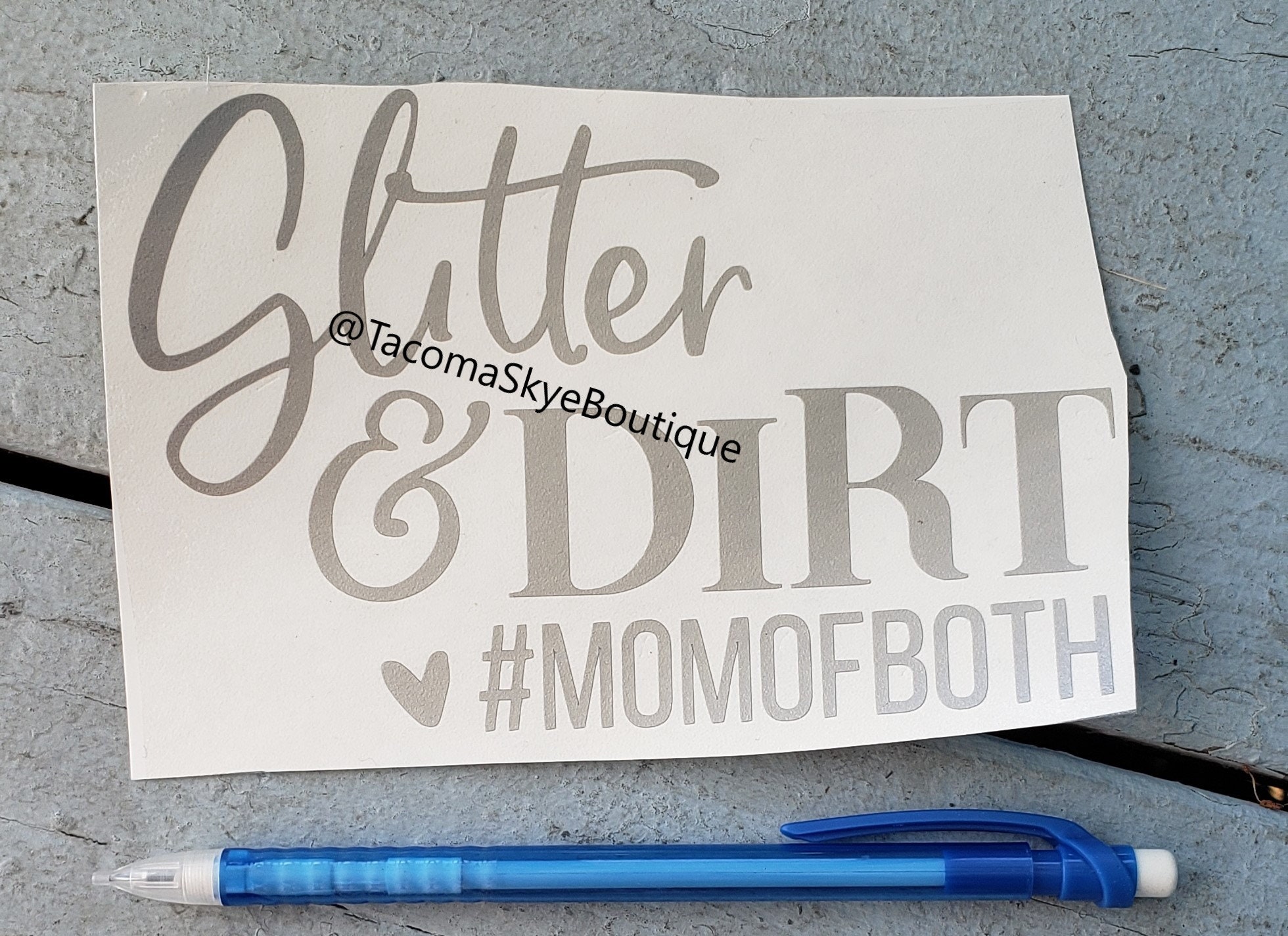 Mom of Both Decal - Etsy