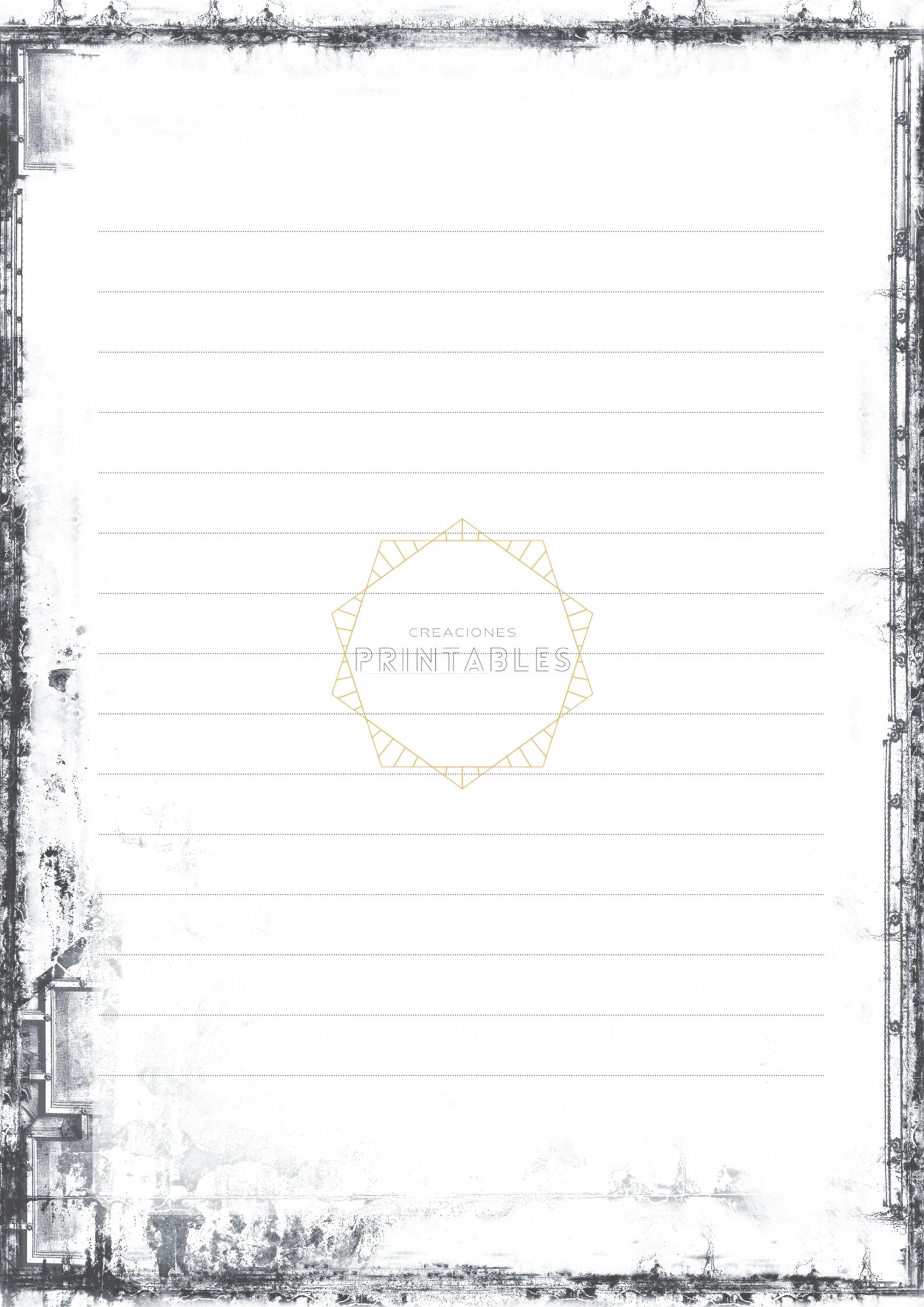 Digital Letter Template Plantilla Carta Ready to Print | Etsy