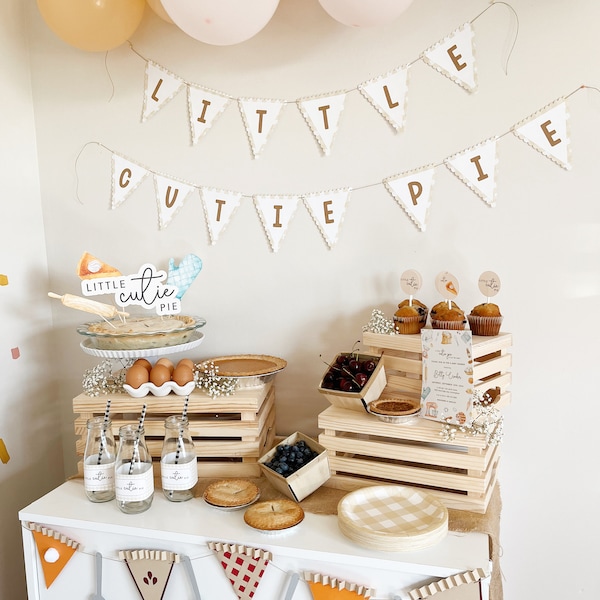 Pie Baby Shower Theme Decor - Etsy