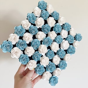 Graduation Cap Flowers | Graduation Cap Topper Flowers | Custom Colors ...
