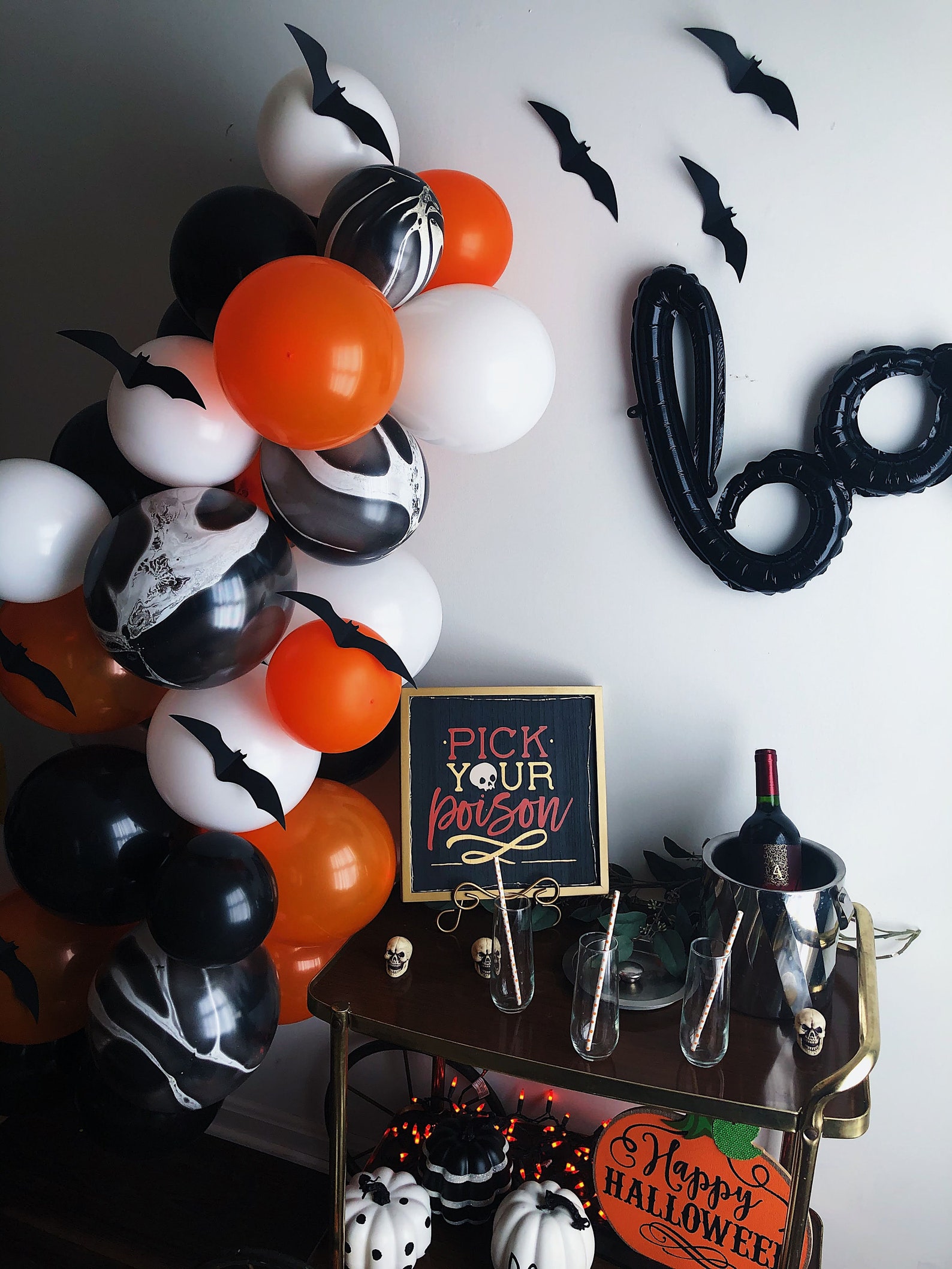 Halloween Balloon Garland Kit Halloween Party Decor | Etsy