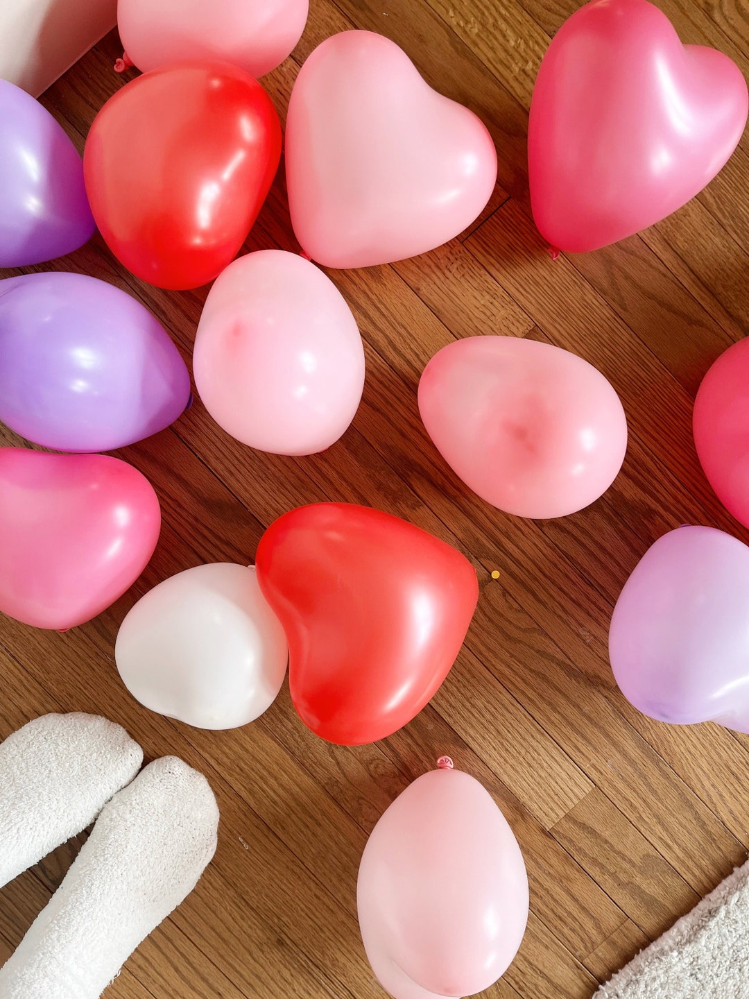 Mini Heart Balloons 12 Pack Engagement Party Bridal Shower Wedding ...