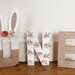 1st Birthday one Pink Bunny Standee Photo Prop - Etsy