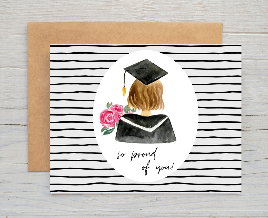 Printable Graduation Card | Card for Grad Template | Congrats Grad ...