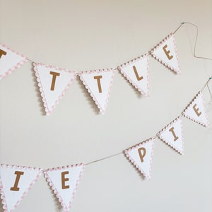 Pink Cutie Pie Birthday Banner | Baking Birthday | Cutie Pie Theme Baby ...
