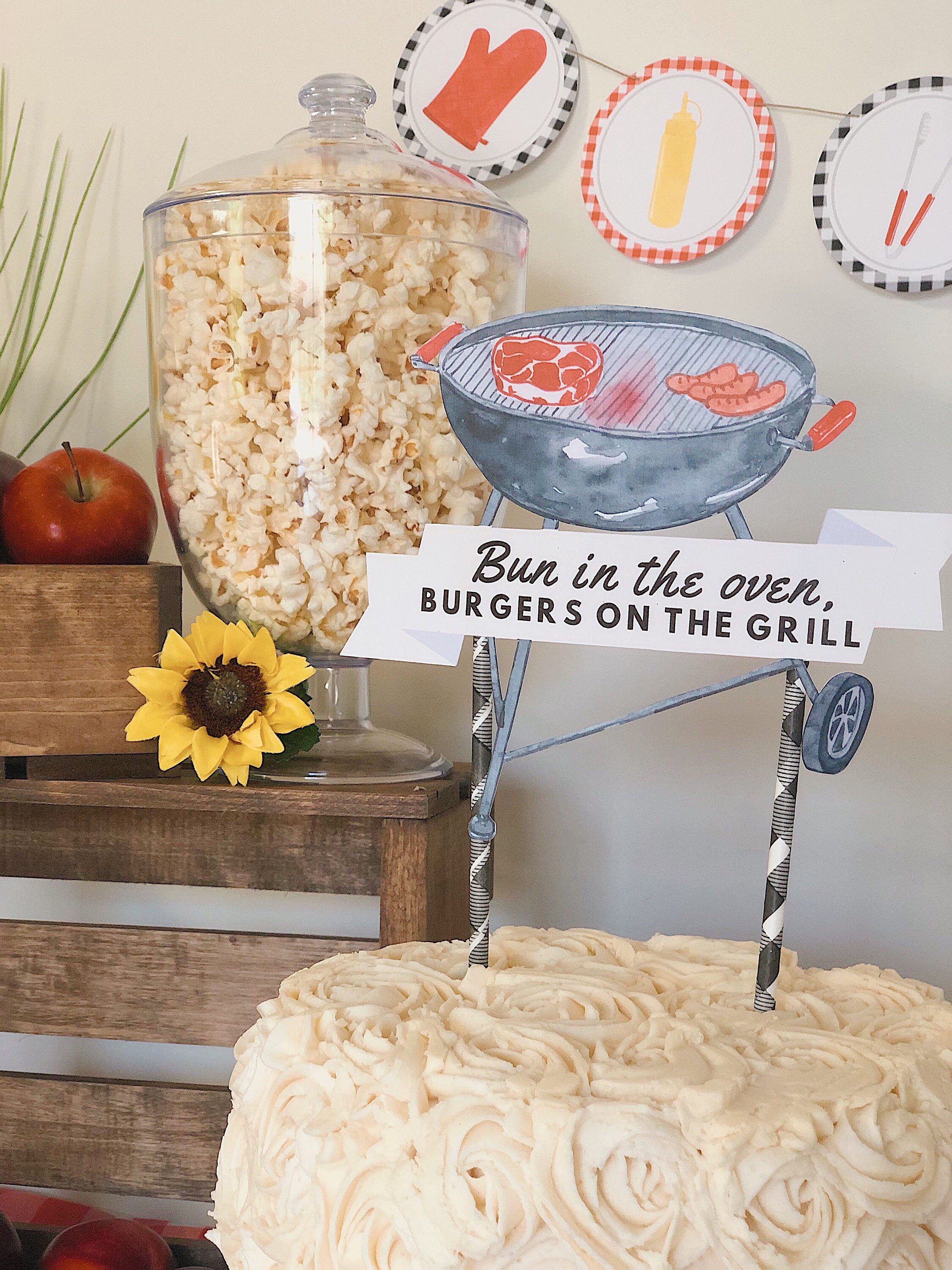 Bbq Baby Shower Cake