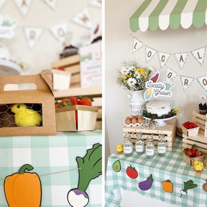 Farmers Market Birthday Party Decor | Baby Shower Decorations | Farm ...