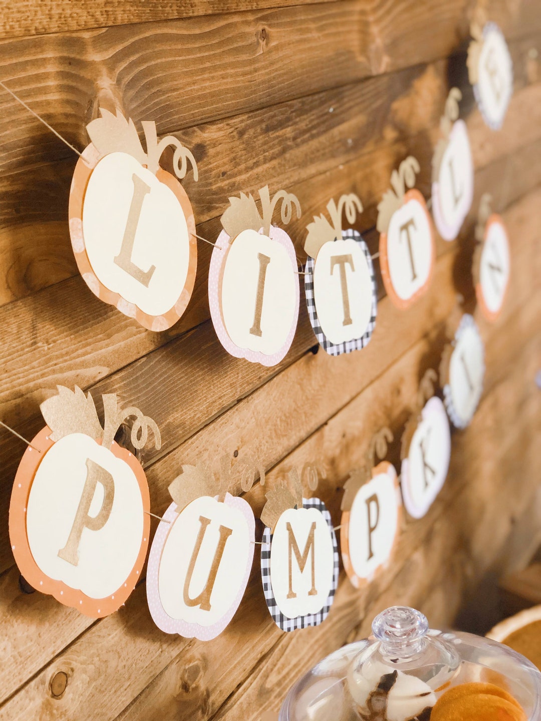Little Pumpkin Baby Shower Banner | Little Pumpkin | Baby Shower ...