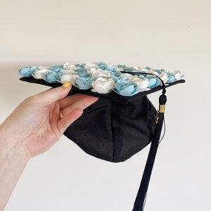 Graduation Cap Flowers | Graduation Cap Topper Flowers | Custom Colors ...