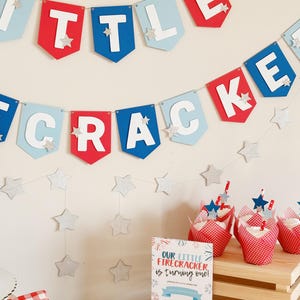 Fourth of July Birthday Party Cupcake Toppers Set | July 4th Birthday ...