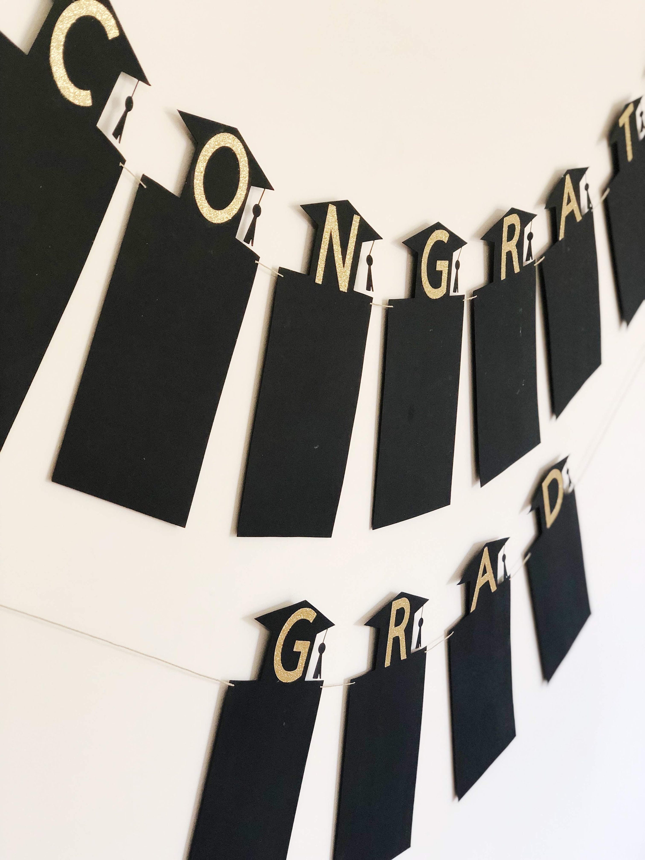 Graduation Banner Congratulations Graduate Graduation - Etsy