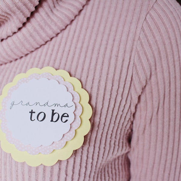 Mom To Be Button Etsy