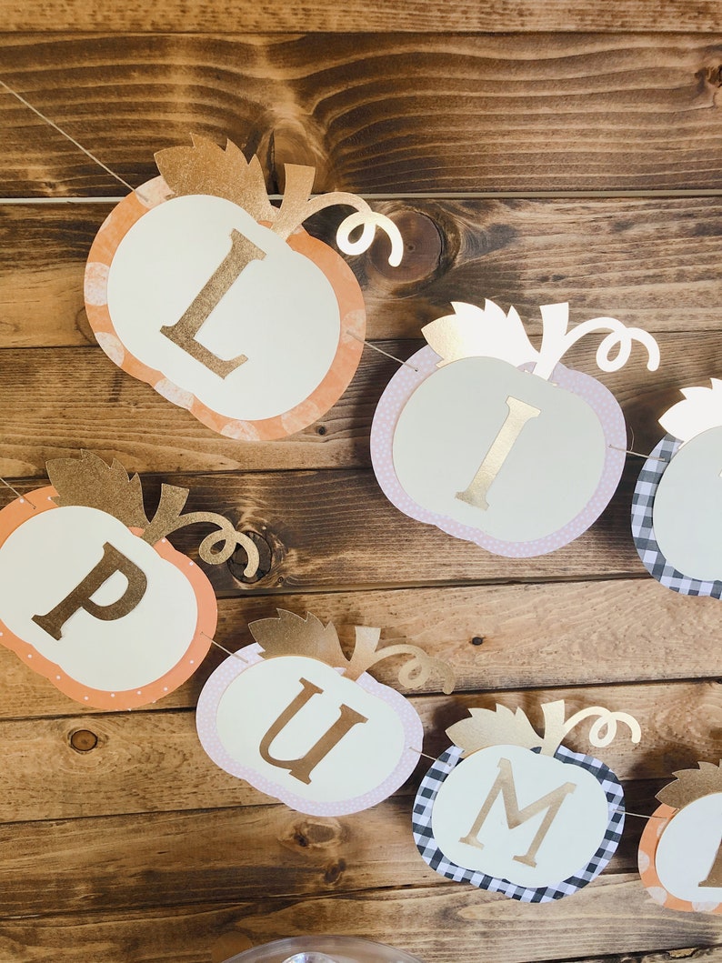 Little Pumpkin Baby Shower Banner Little Pumpkin Baby | Etsy