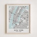 New York, Manhattan, Digital File, City Map, Travel Map Print, Wall Art ...