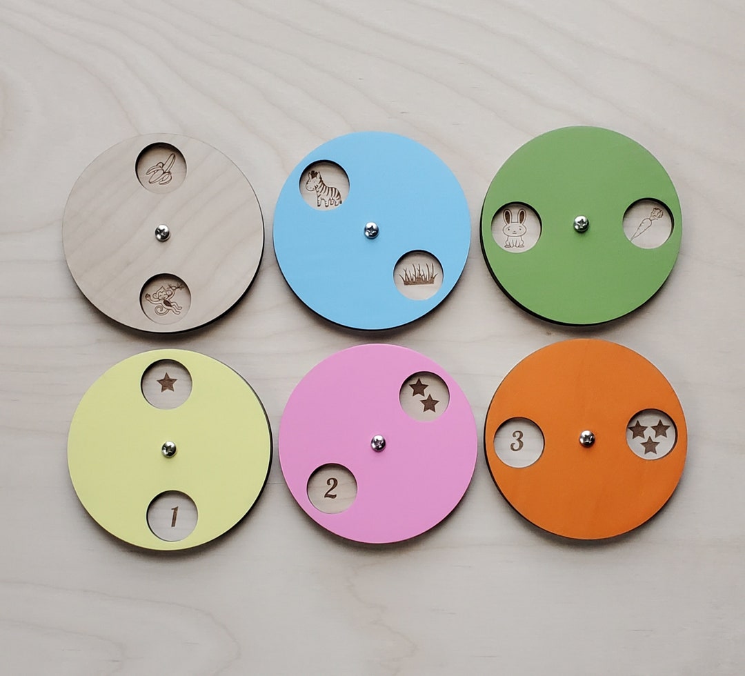 Rotating Circle With Numbers, Rotating Circle With Animals, Busy Board ...