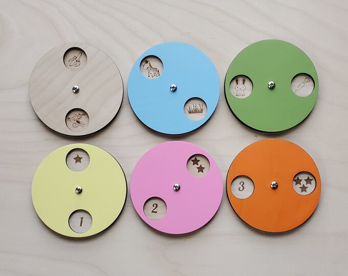 Rotating Circle With Numbers, Rotating Circle With Animals, Busy Board ...