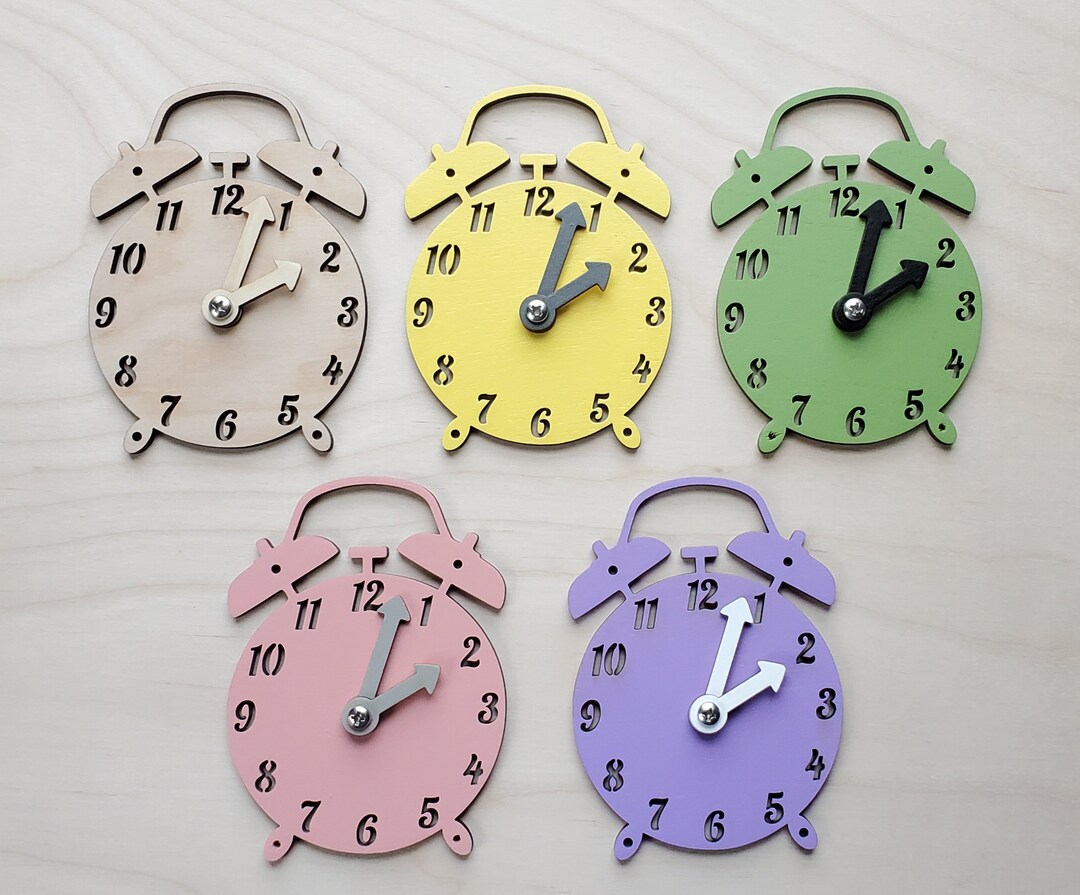 Wooden Clock, Busy Board Parts, DIY Busy Board, Busy Board Details - Etsy