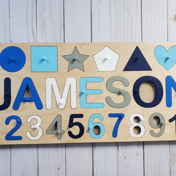 Name Puzzle - Etsy