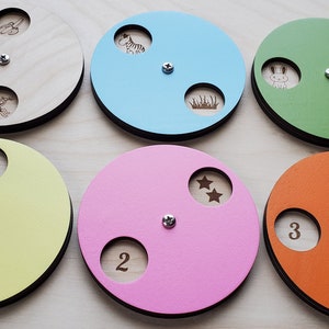 Rotating Circle With Numbers, Rotating Circle With Animals, Busy Board ...