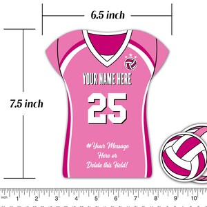Locker Editable Volleyball Decor, Personalized Printable, Jersey Ball ...