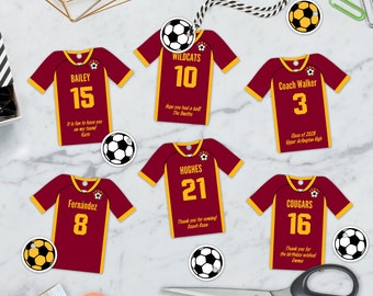 Editable Basketball Party Favor Tags Personalized Jersey - Etsy