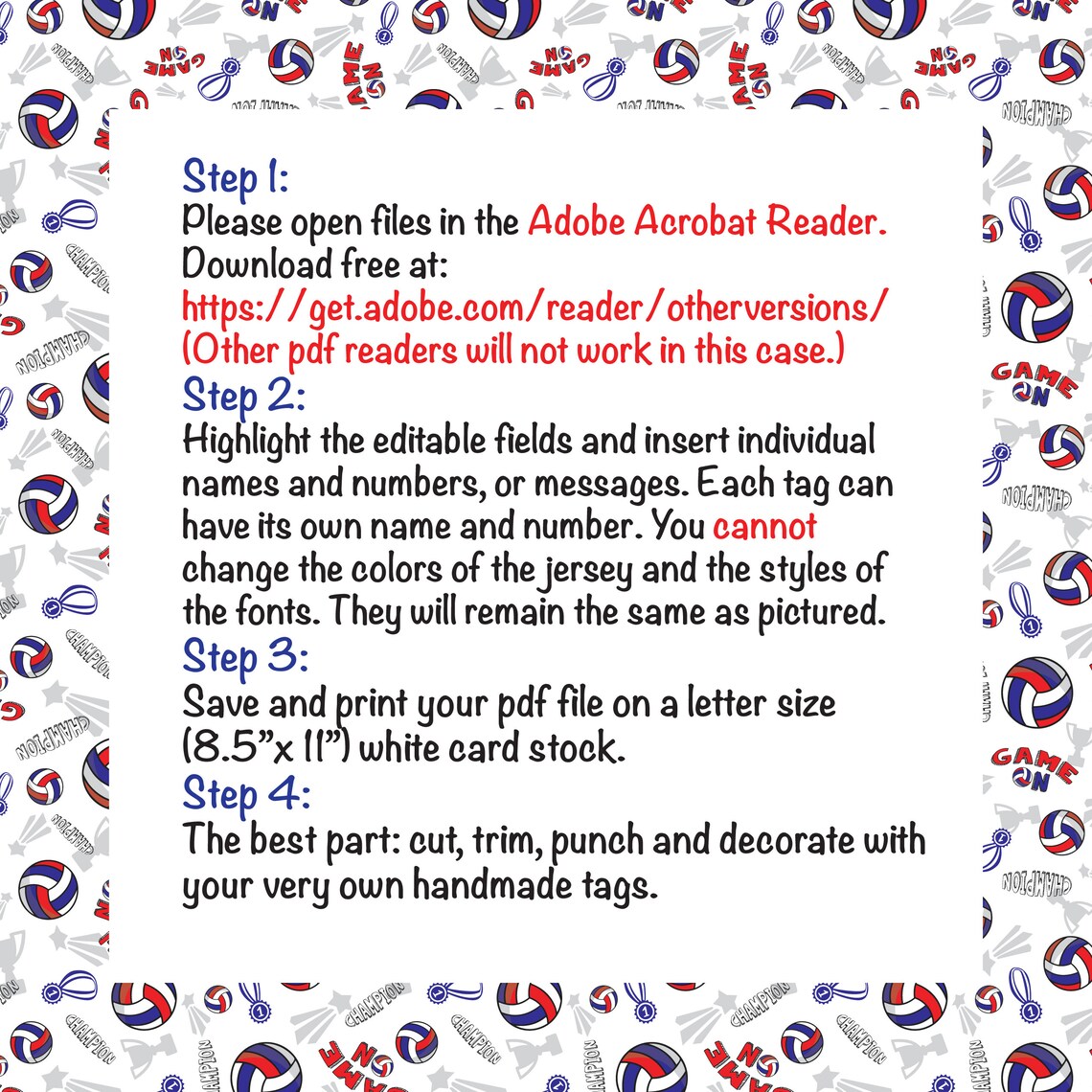 Locker Editable Volleyball Decor Personalized Printable - Etsy