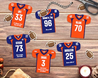 Printable/editable Football End of Season Gift Tag for Teams Coaches ...