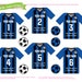 Editable Soccer Party Favor Tags Personalized Jersey Shaped - Etsy