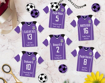 Editable Basketball Party Favor Tags Personalized Jersey - Etsy