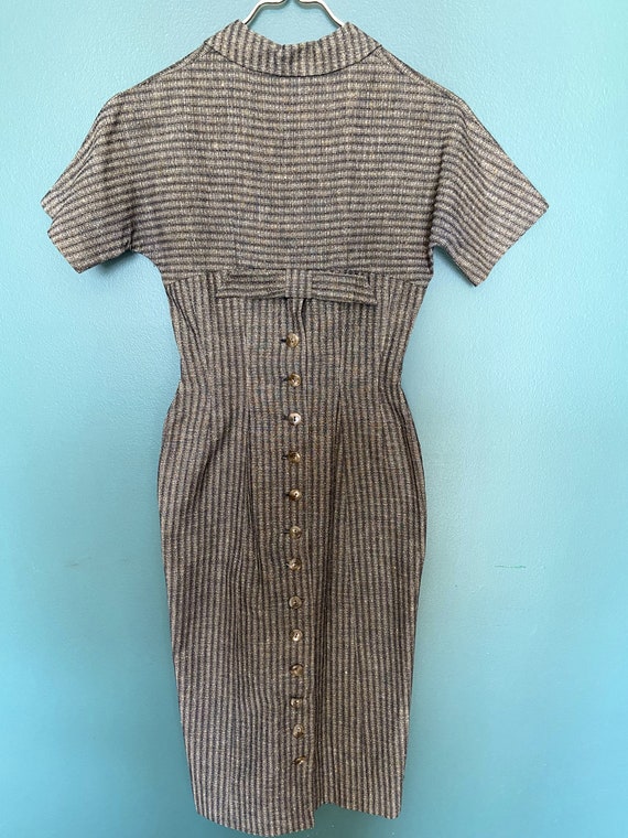 1950s/Early 60s Structural Sheath Dress by RO-NEL of … - Gem