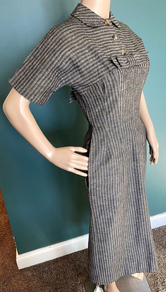 1950s/Early 60s Structural Sheath Dress by RO-NEL of … - Gem