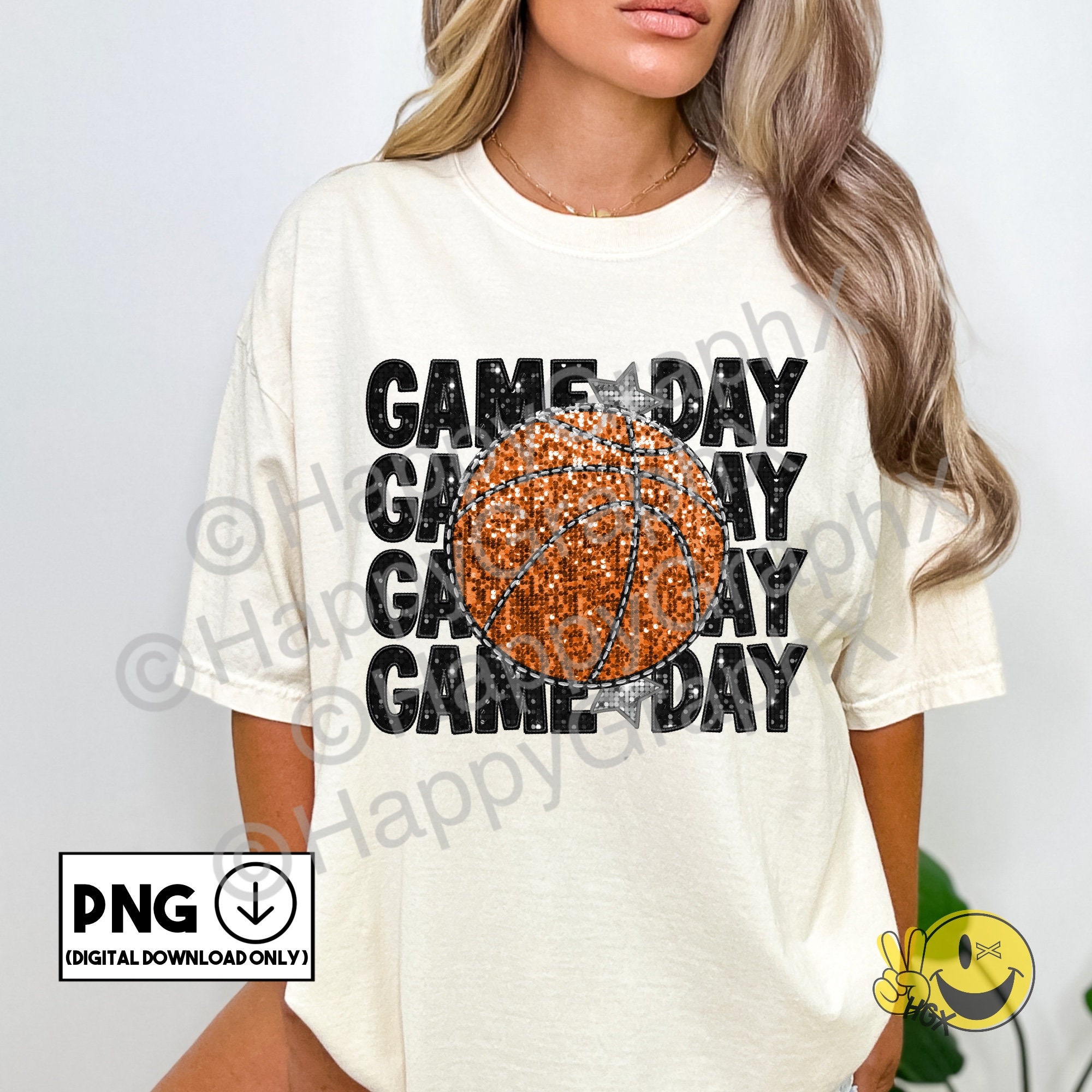 Sparkly Basketball Game Day Png Faux Sequin Png Faux Patch - Etsy