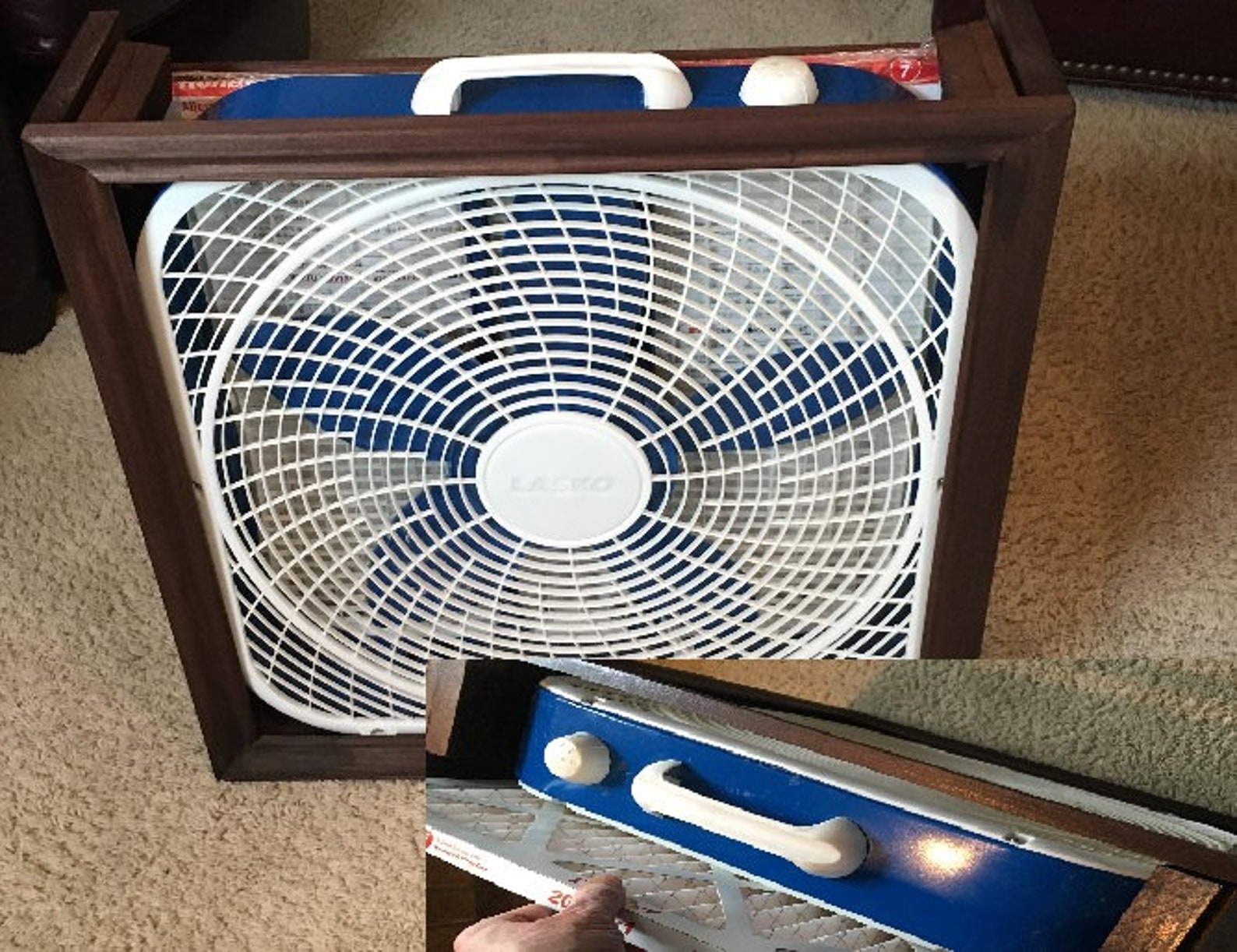Air Filter Fan & Box Frame 20. Filter Air in Your Room. - Etsy