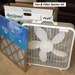 Air Filter Fan & Box Frame 20. Filter Air in Your Room. Provides white ...